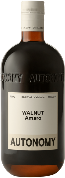 Autonomy Walnut Amaro Liqueur 22% 700ML | Mind Spirits & Co.