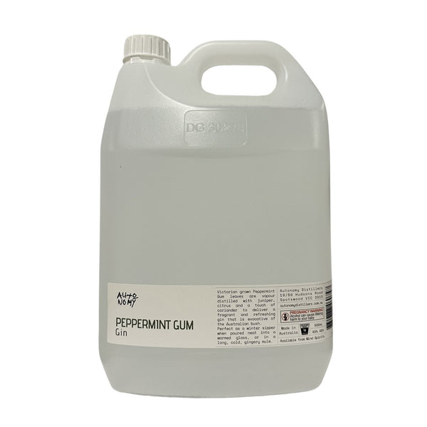 Autonomy Peppermint Gum Gin Victoria 40% 5L - Bulk - | Mind Spirits & Co.